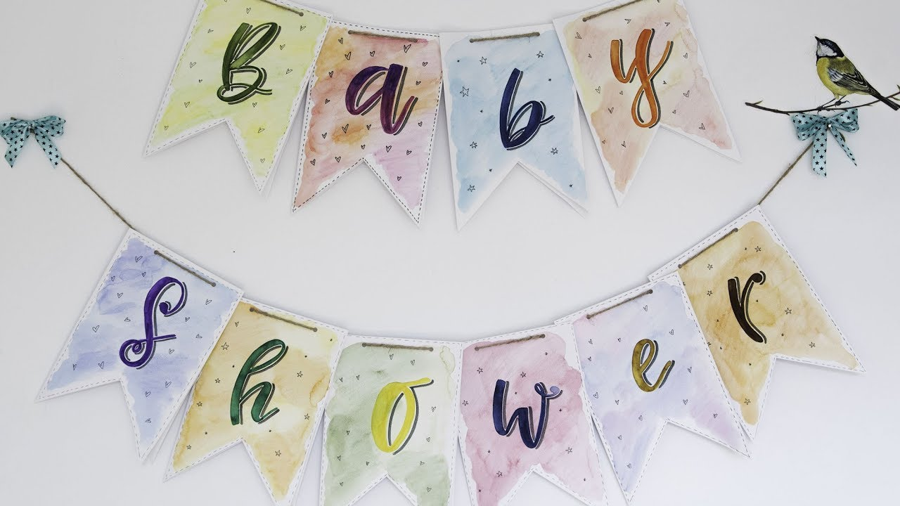 printable baby shower bunting