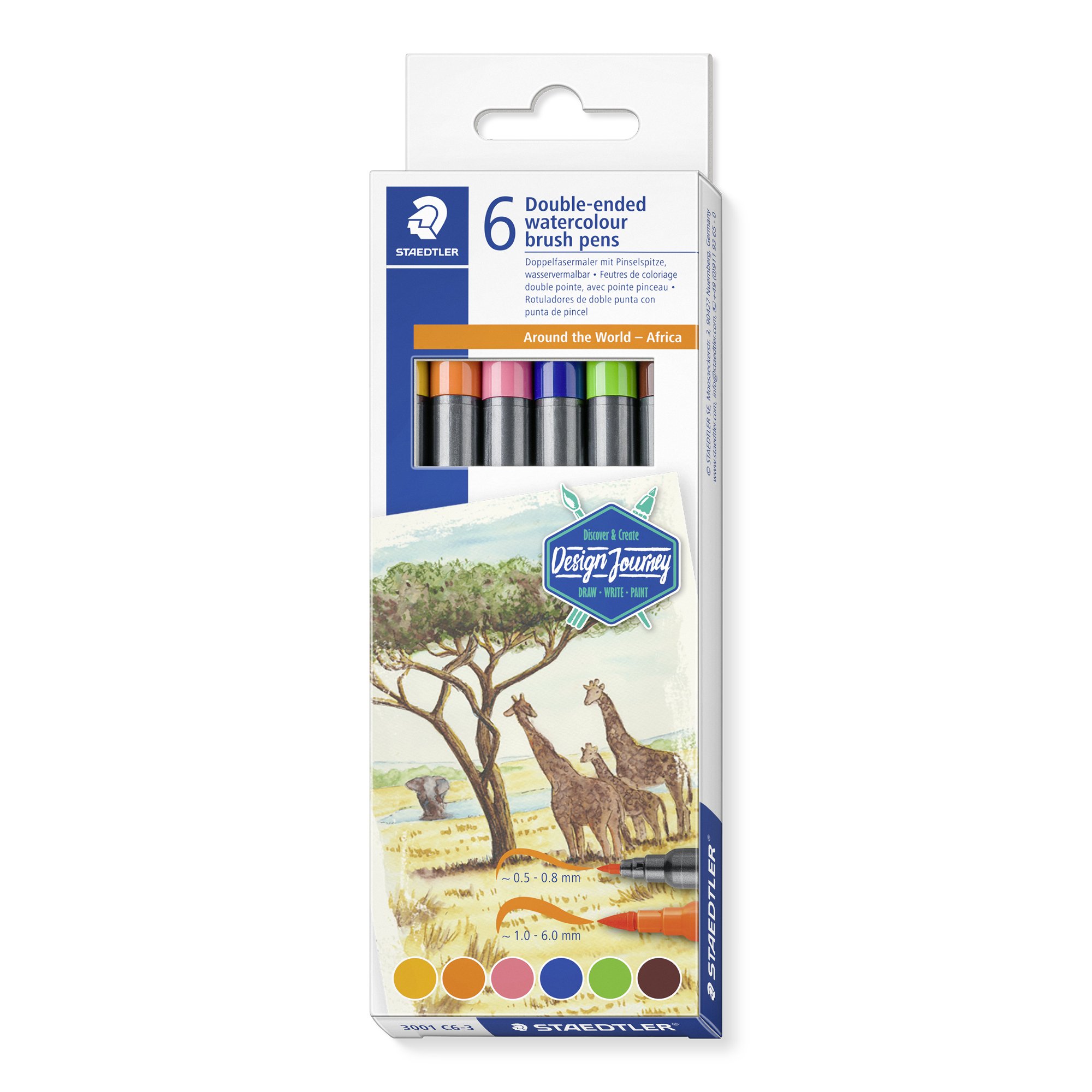 STAEDTLER® 3001 - Double-ended watercolour brush pen | STAEDTLER