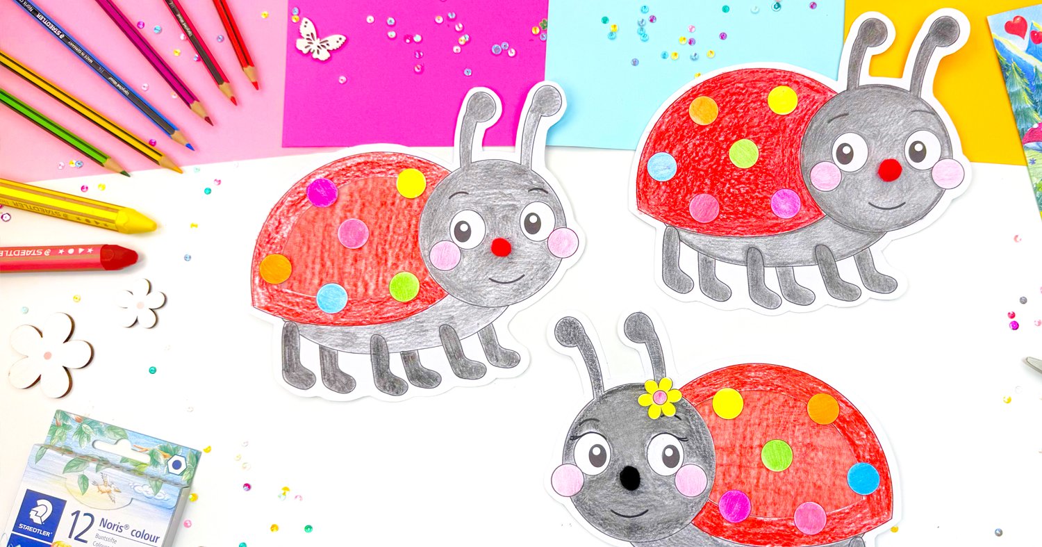 Handicraft tutorial for kids - Rainbow Ladybird | STAEDTLER