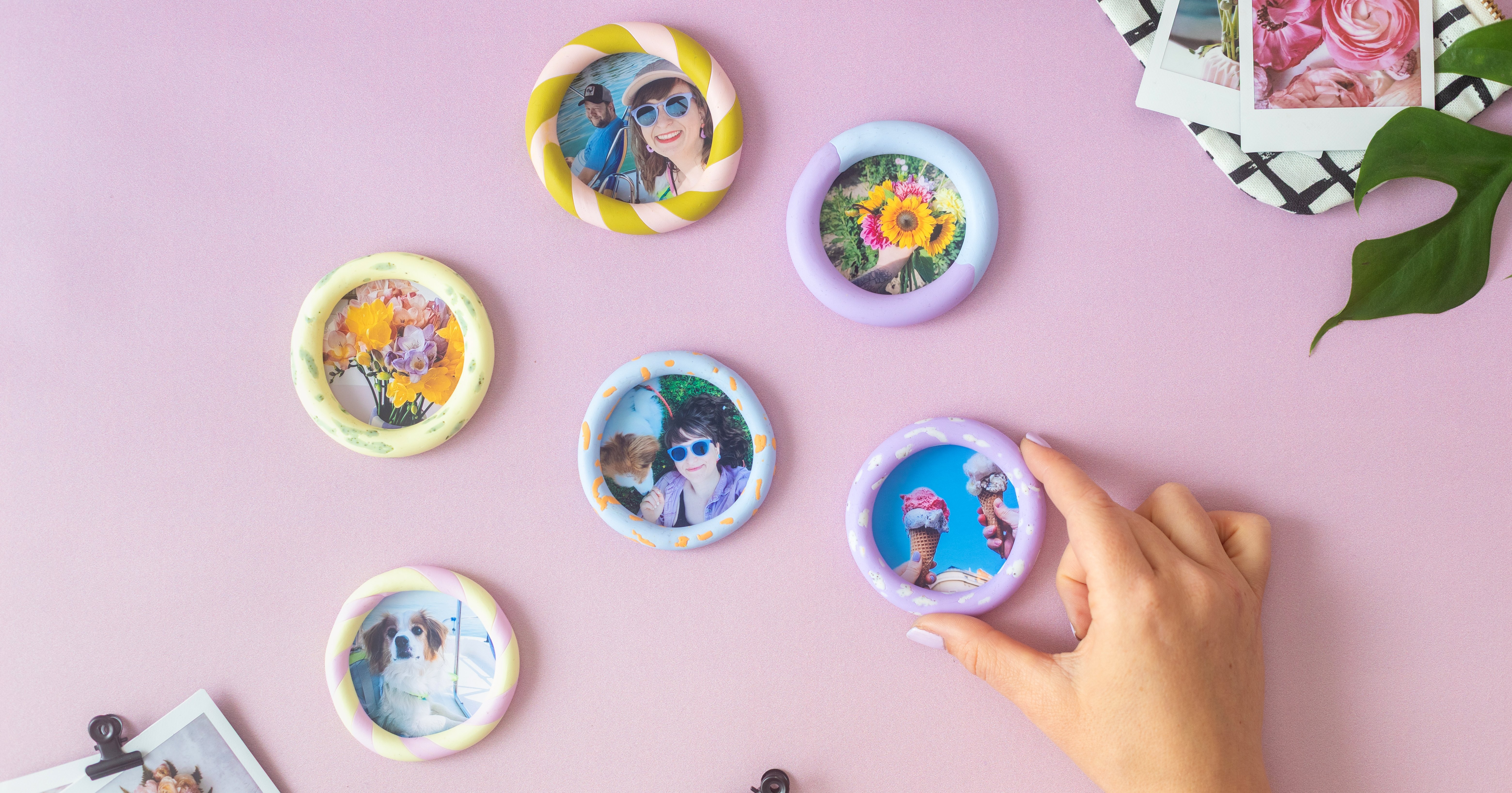 Mini cornice per foto con magnete in FIMO | STAEDTLER