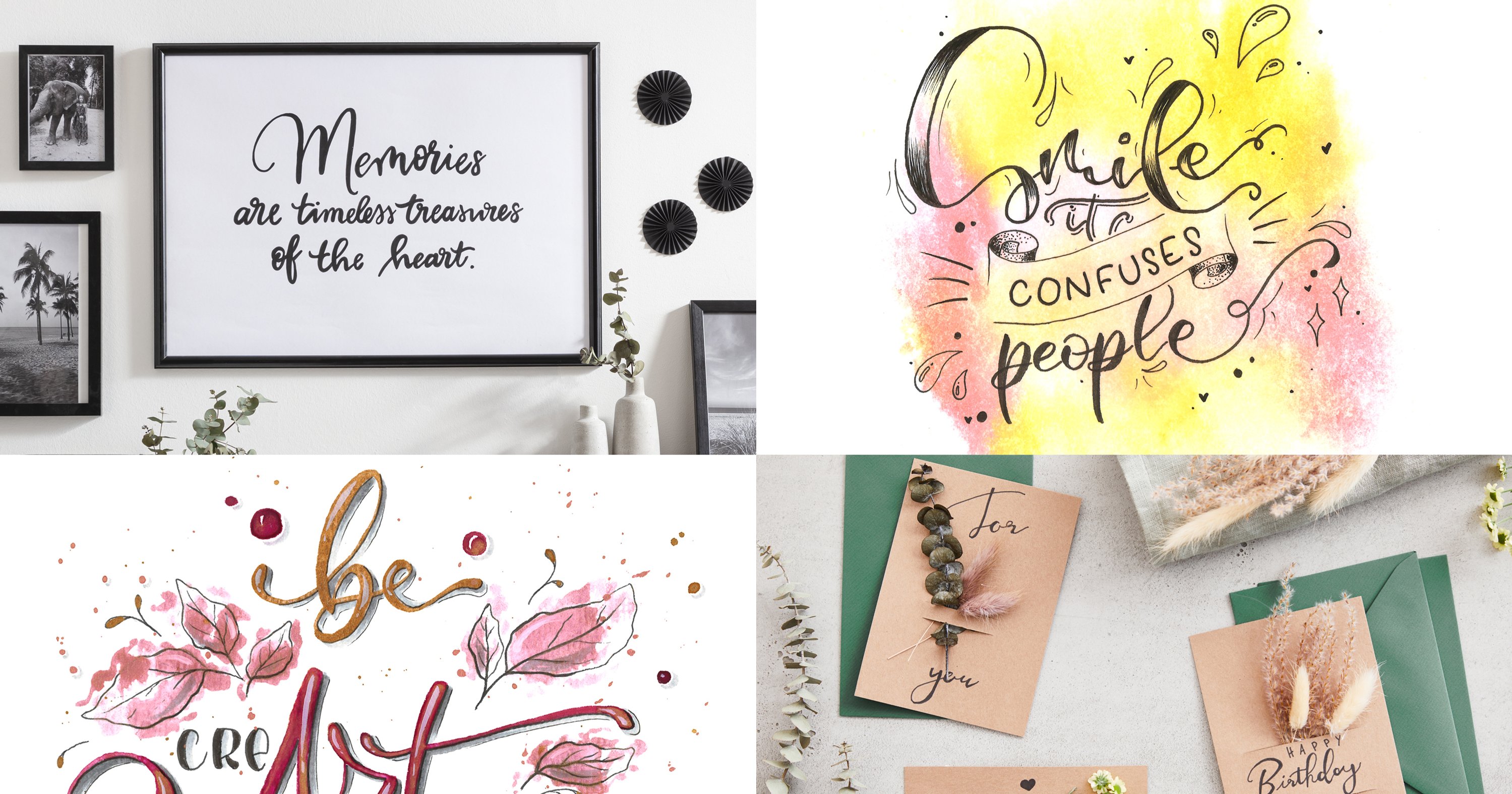 Hand lettering sayings and templates for every occasion | STAEDTLER