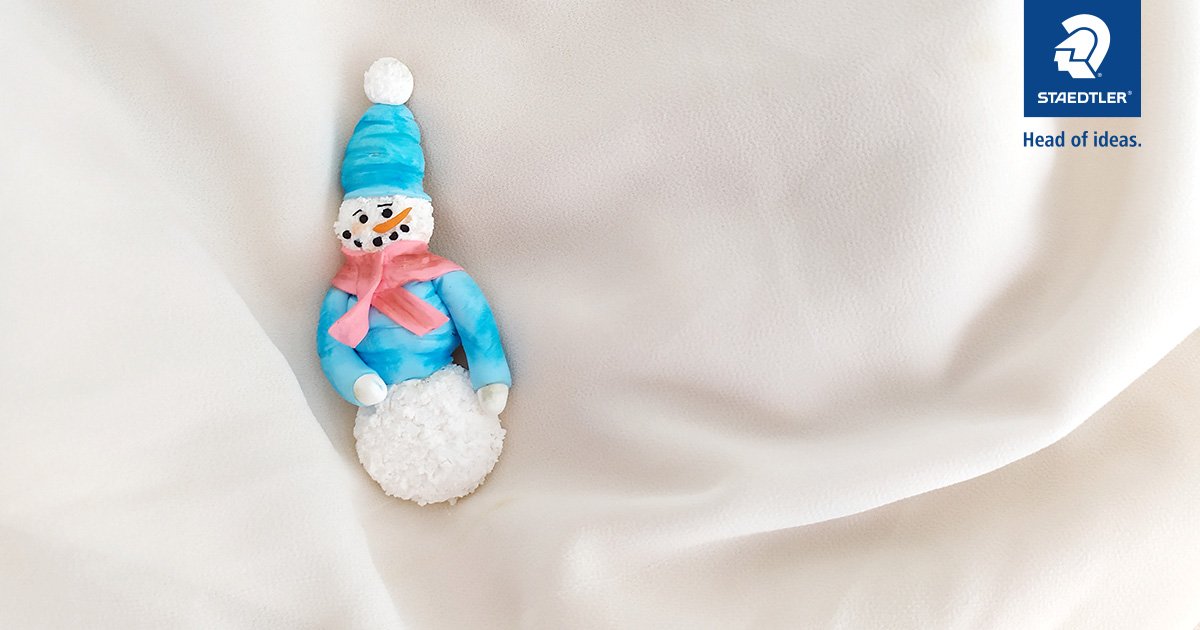 Mini bonhomme de neige en FIMO | STAEDTLER