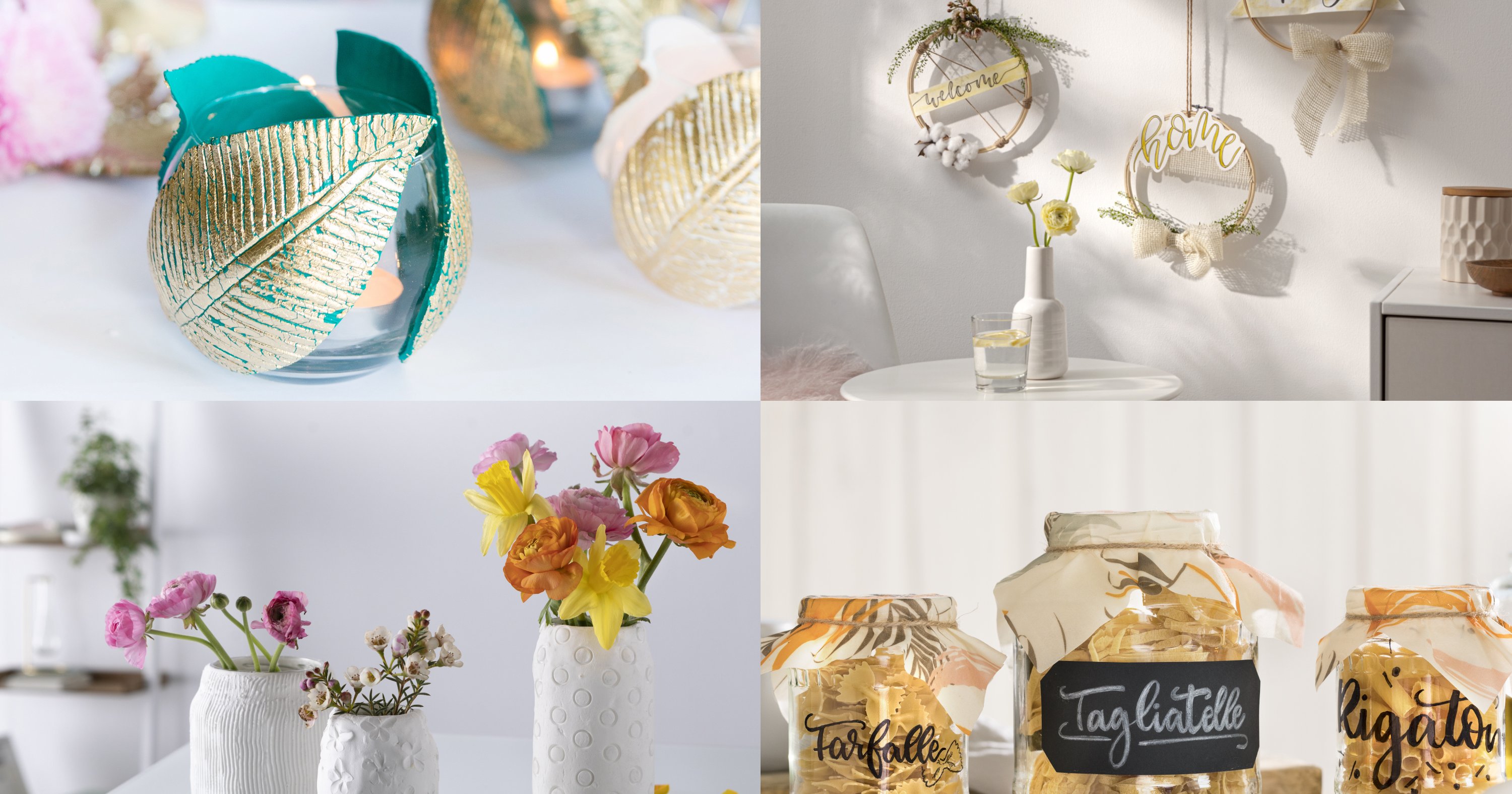Kreative DIY-Deko für zu Hause: Inspirationen und Upcycling-Bastelideen