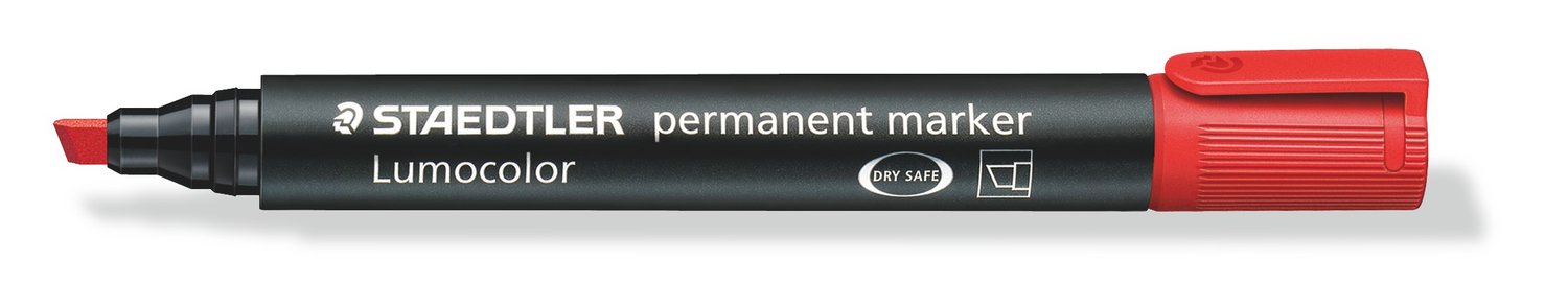 Lumocolor® permanent marker 350 - Permanent marker with chisel tip ...