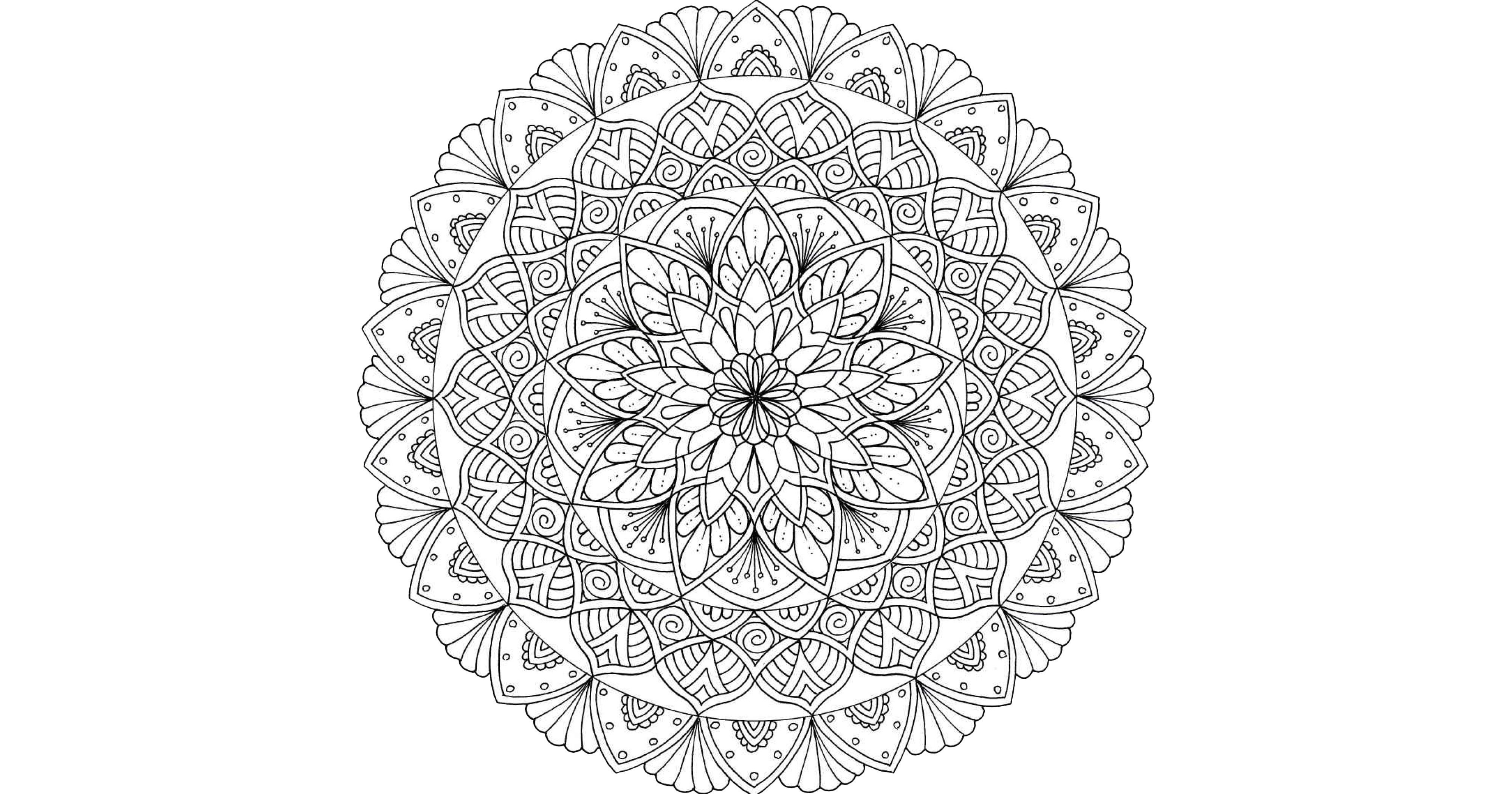 how to draw basic mandala