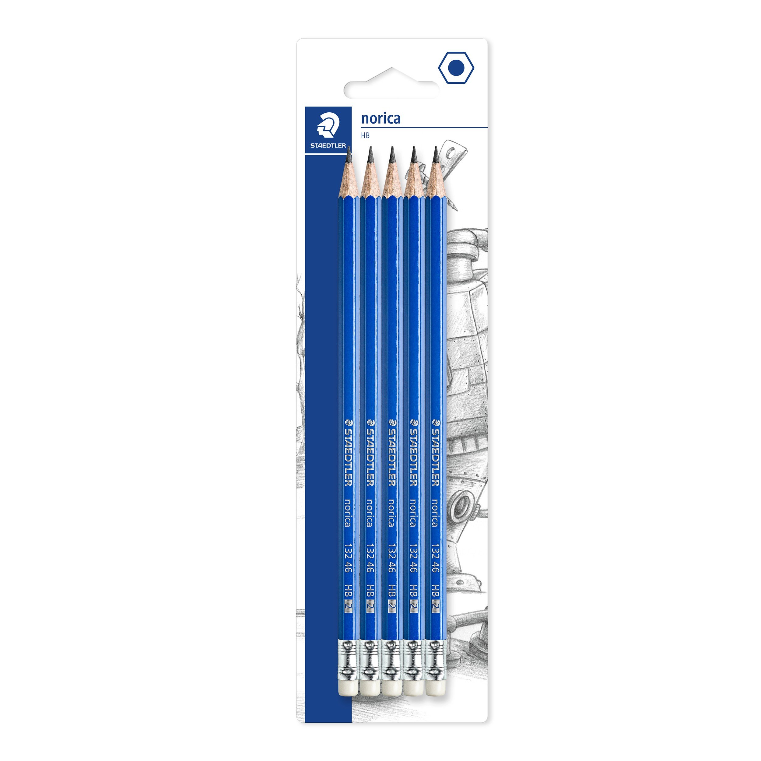 norica 132 46 - Graphite pencil with eraser tip | STAEDTLER
