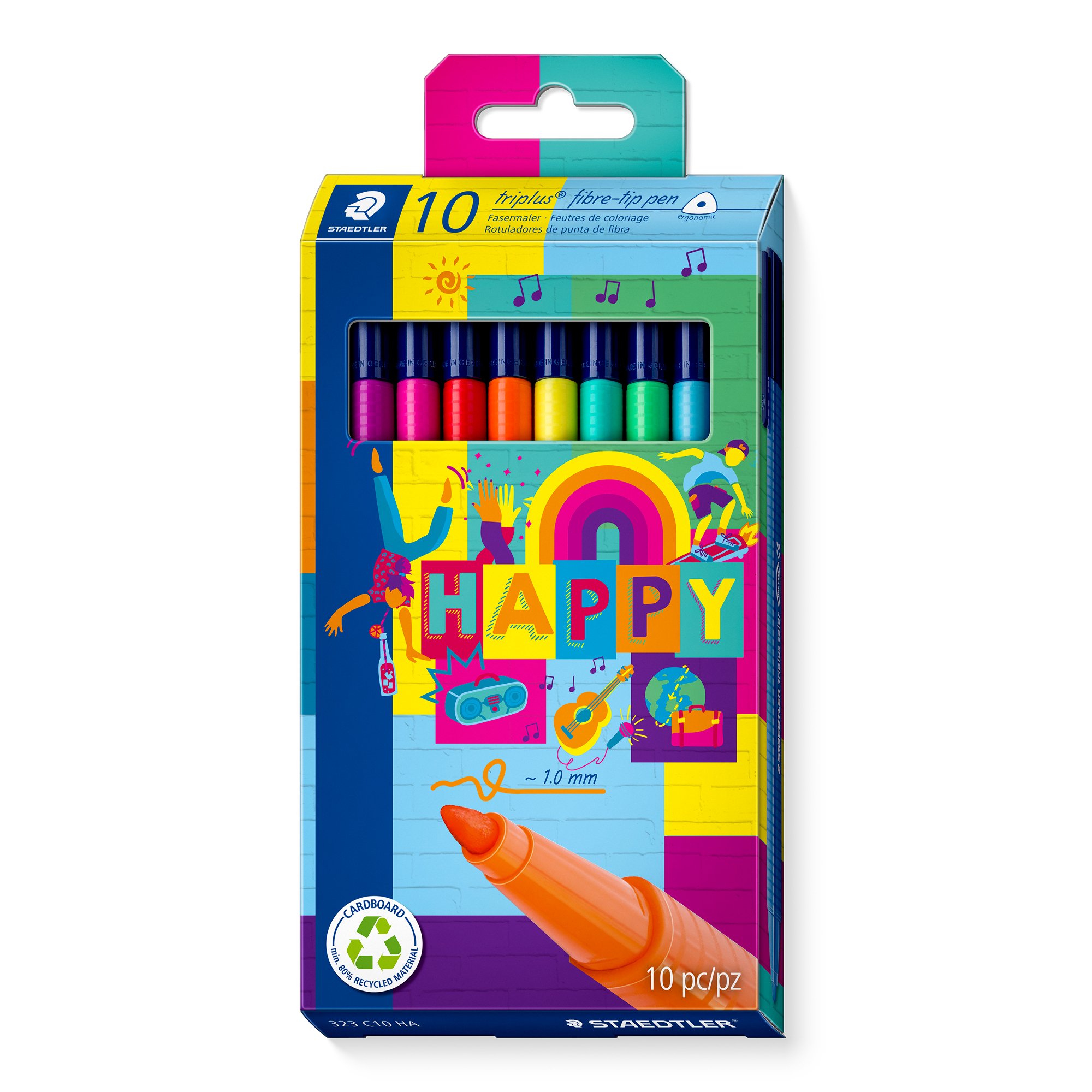 triplus® color 323 - Rotulador de punta de fibra triangular | STAEDTLER