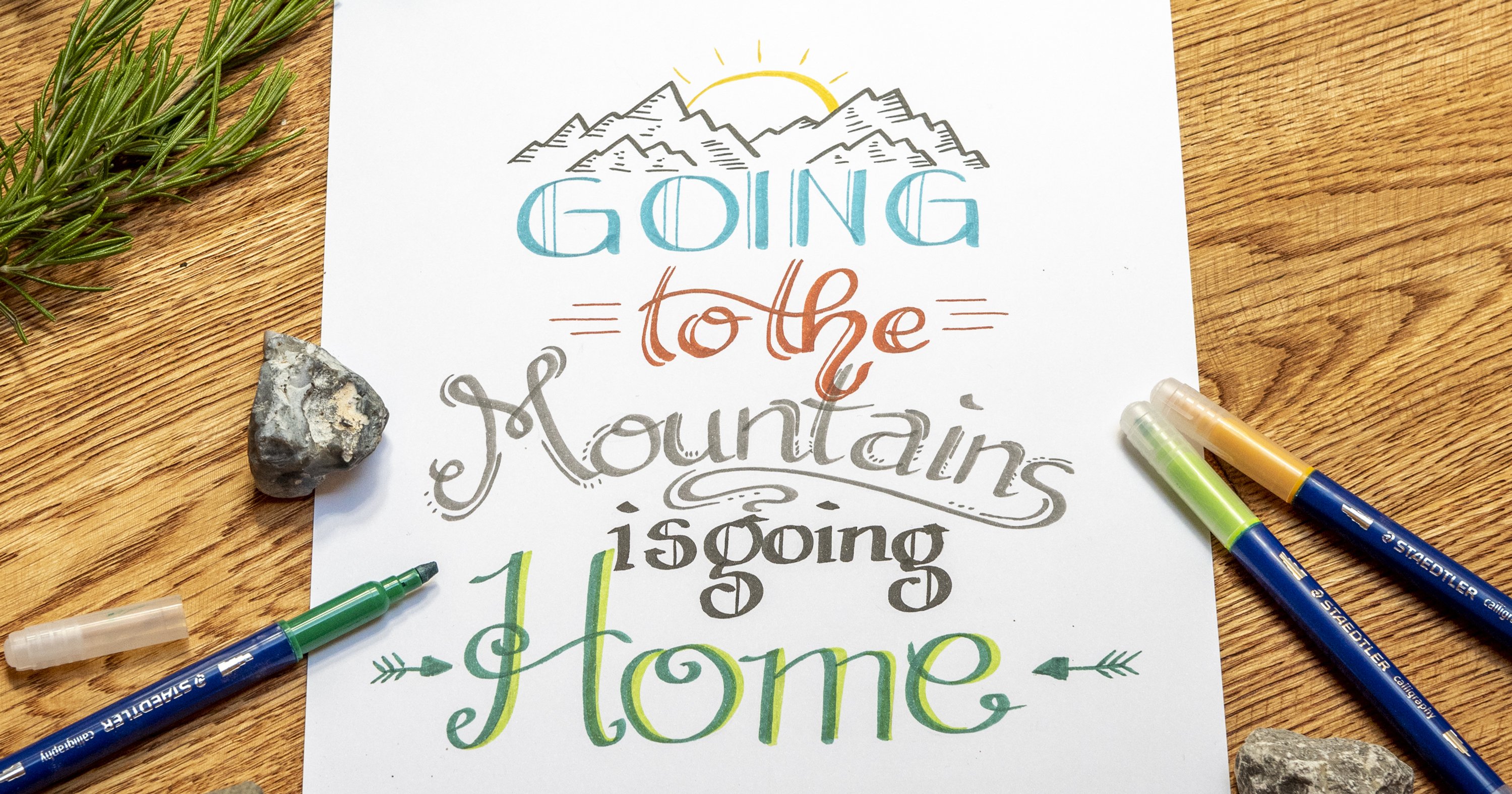 Lettering with Calligraphy pen | STAEDTLER