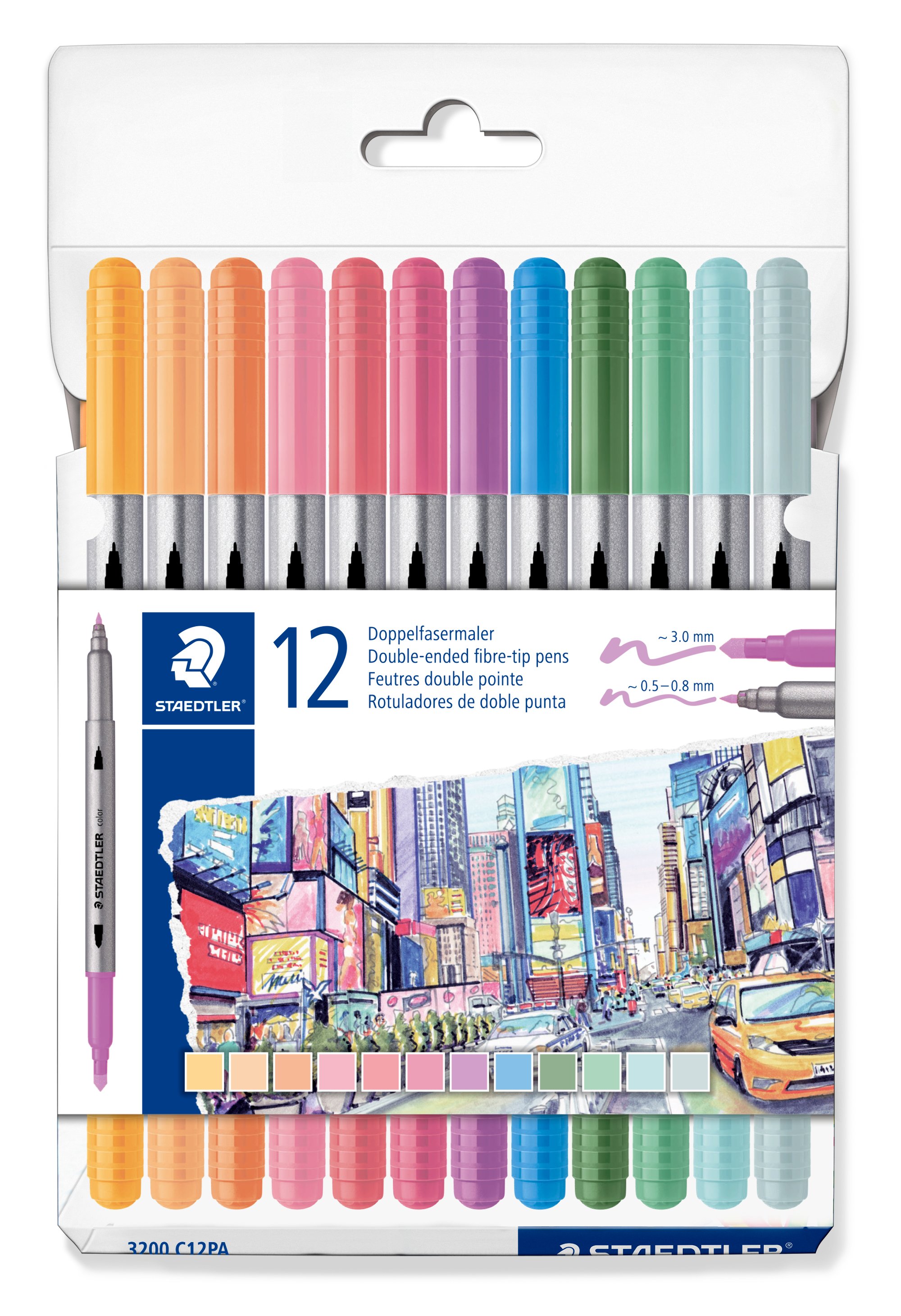 STAEDTLER® 3200 - Double ended fibre-tip pen | STAEDTLER