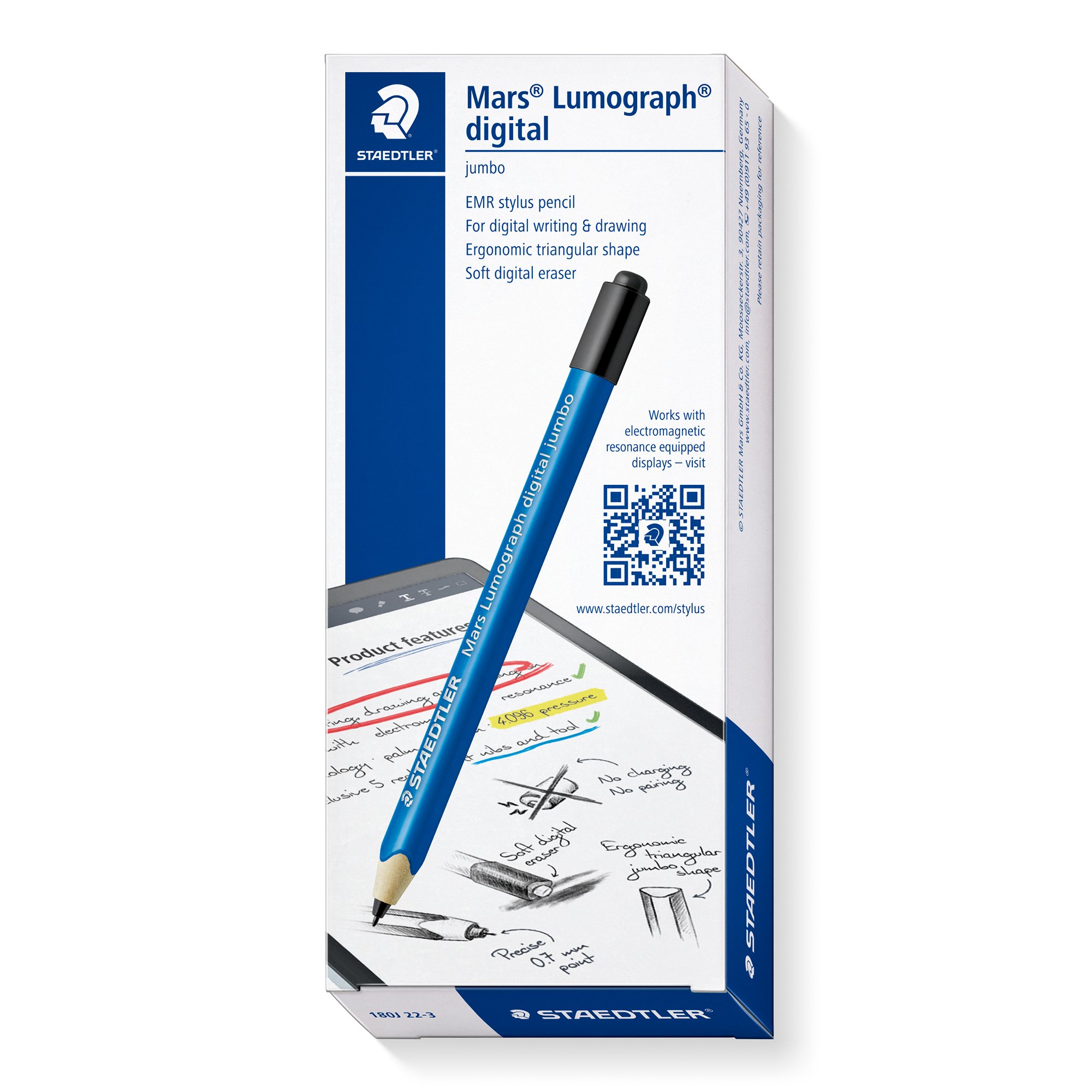 Mars Lumograph digital jumbo 180J 22 3 Stylus pencil STAEDTLER