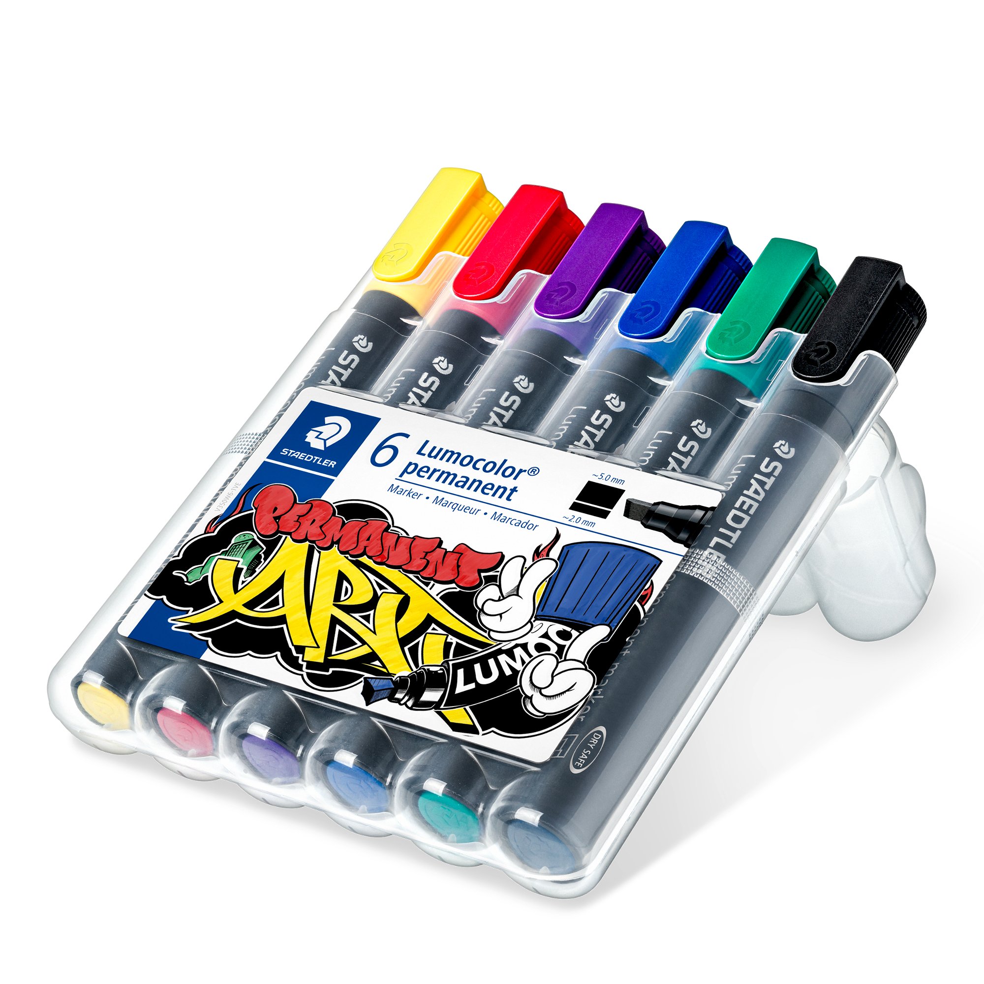 Lumocolor® permanent marker 350 - Permanent marker with chisel tip ...