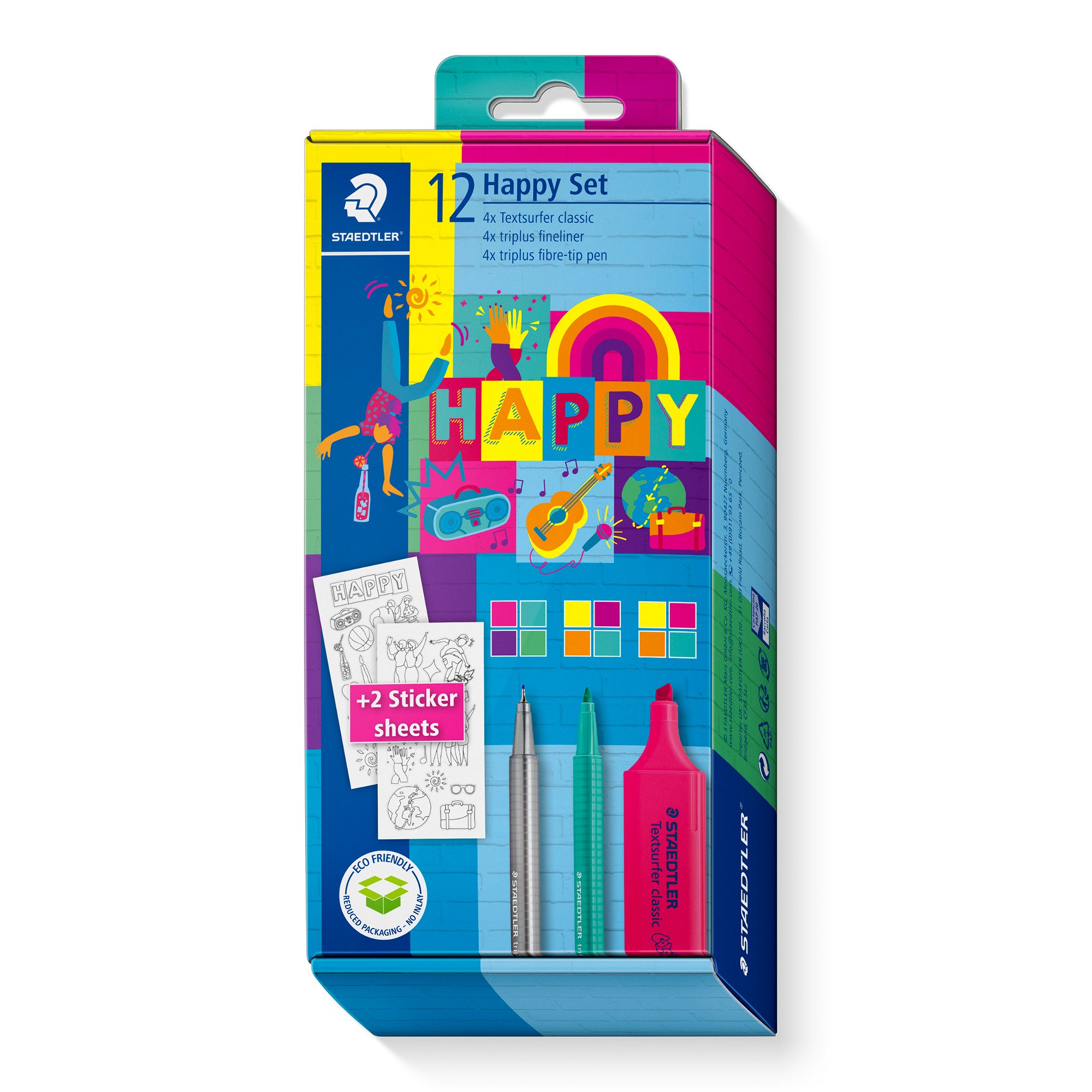 STAEDTLER® Happy Set 61 SC1 HA - Mixed set - trend line "Happy" | STAEDTLER