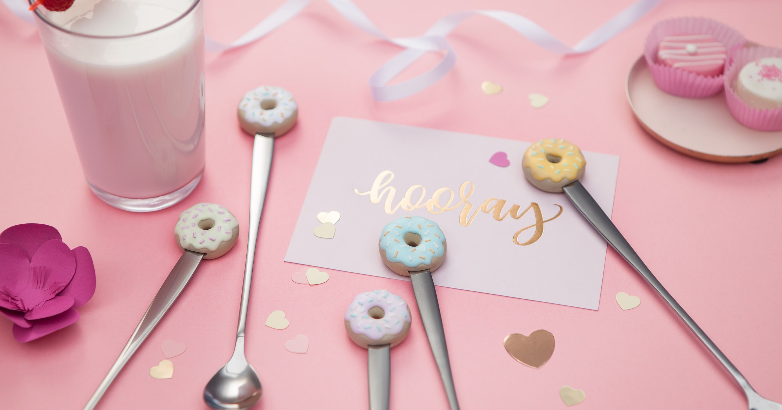 Donut ice-cream spoons with FIMO liquid | STAEDTLER