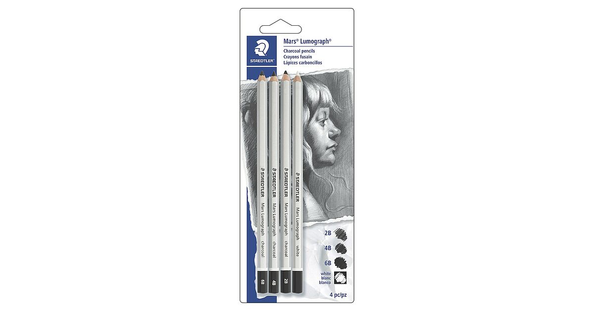 Mars® Lumograph® charcoal 100C - Charcoal pencil | STAEDTLER